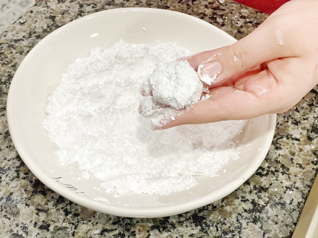 Chocolate Snowdrop Christmas Cookies - Aubrey Swan Blog